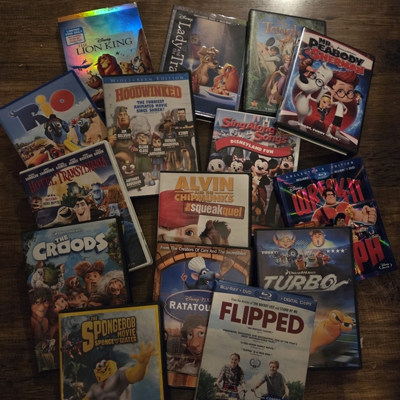Disney | Toys | 5 Dvd Disney Movies Lady Tramp Lion King Rio ...